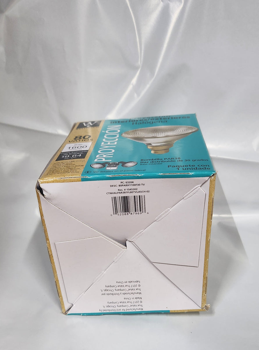 GE / Westpointe 80W Par38 Halogen Flood – Light Bulb Stores